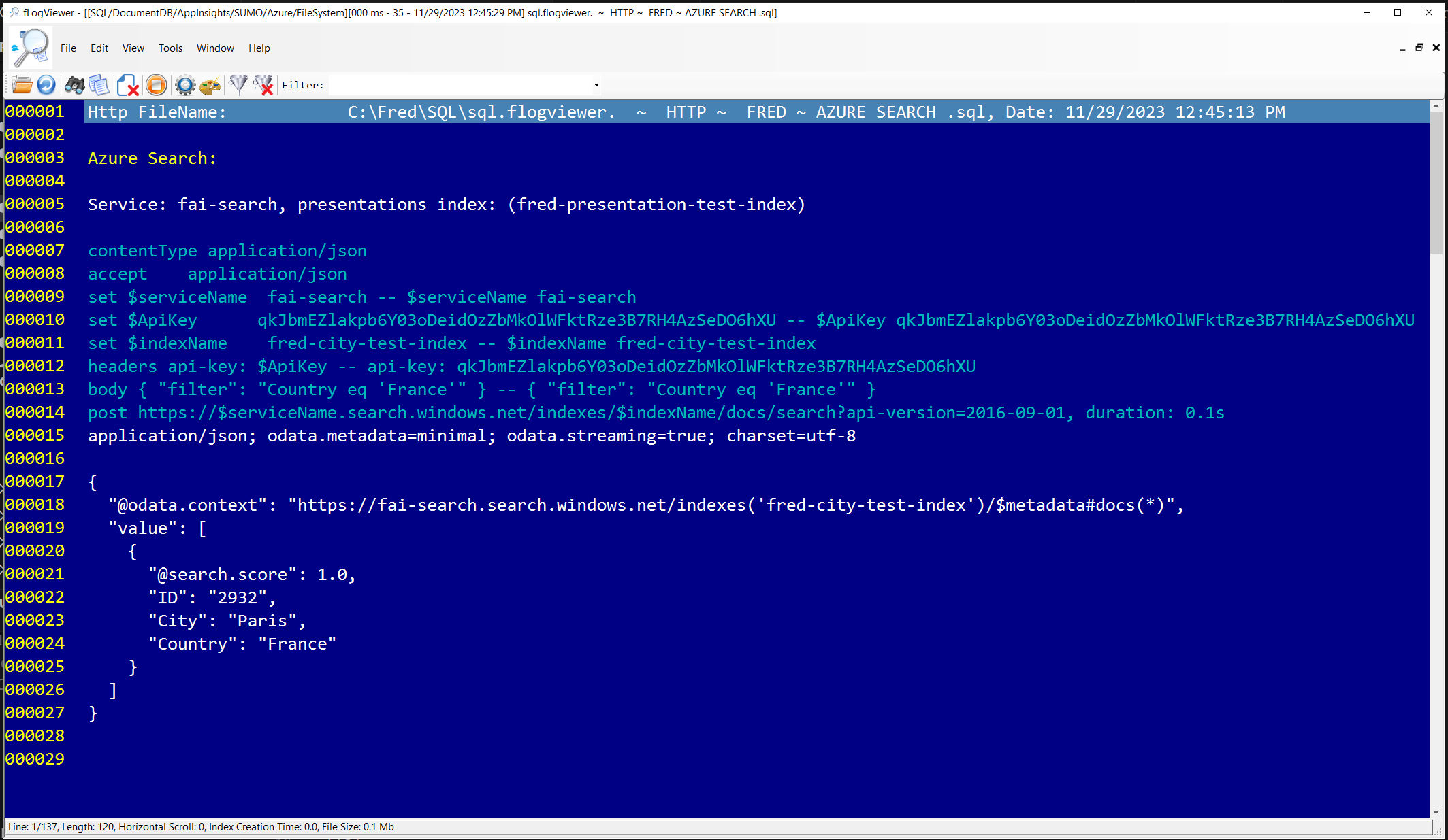 fLogViewer - Log File Viewer Software