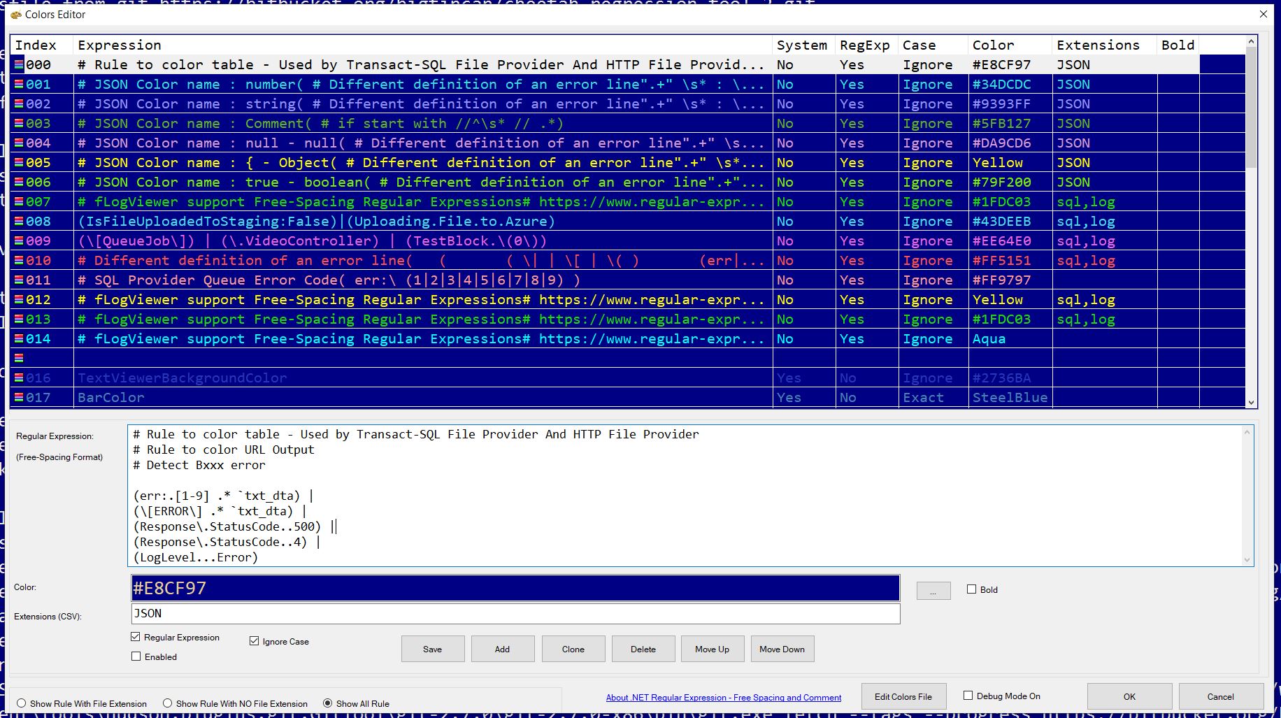fLogViewer - Log File Viewer Software